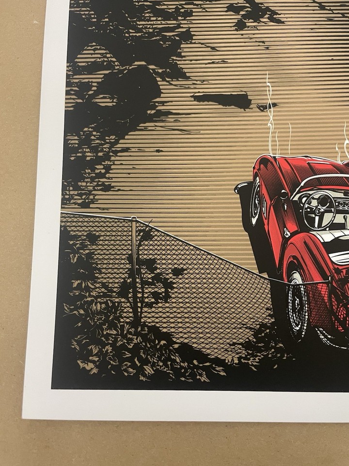 Cameron Frye Ferrari Art print By Jeff Boyes Variant Ferris Bueller’s ...