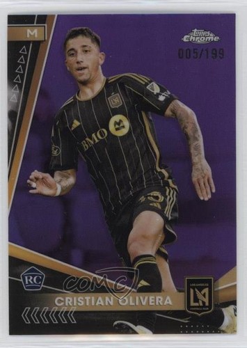 2024 Topps Chrome MLS Purple Refractor /199 Cristian Olivera #155 ...
