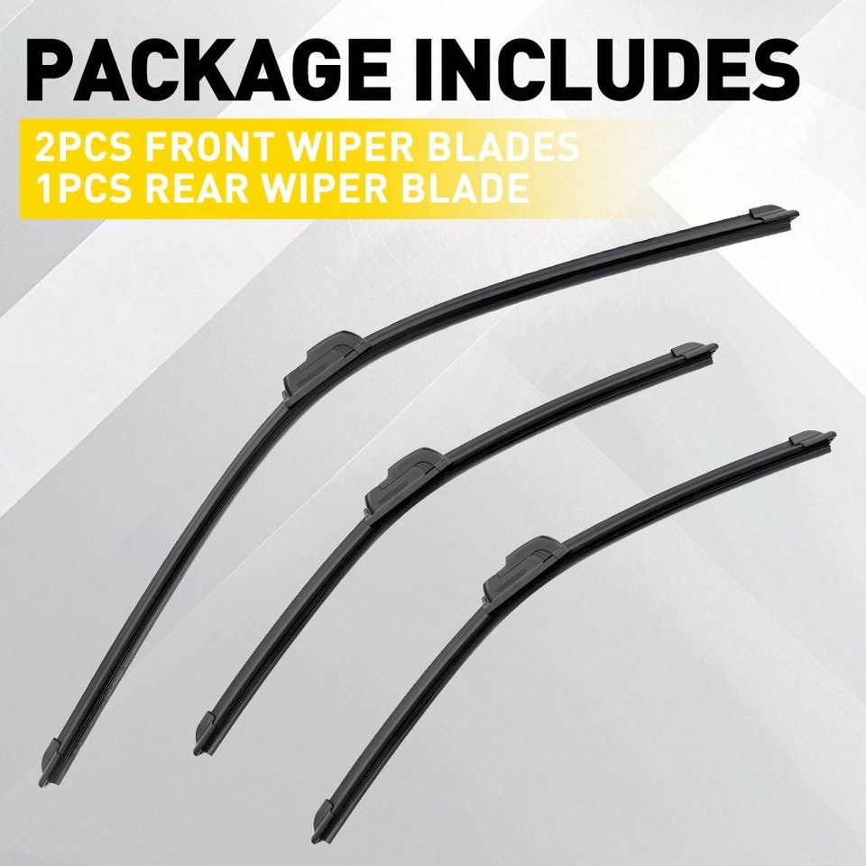 3X For Honda CR-V MK4 2012-2018 Windscreen Wiper Blade Set Front 28"16 ...