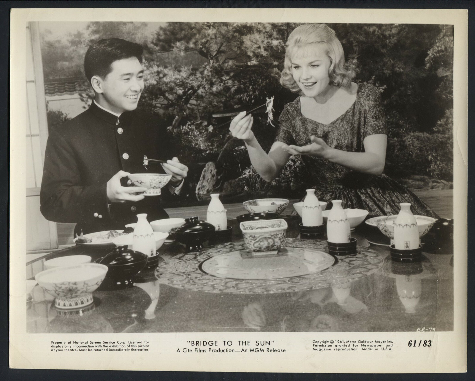 Bridge To The Sun ’61 CARROLL BAKER JAPANESE JAMES YAGI CHOPSTICKS | eBay