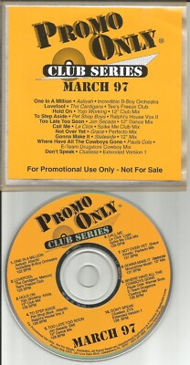CLUB REMIXES PROMO CD PET SHOP BOYS Cardigans AALIYAH Paula Cole JON ...