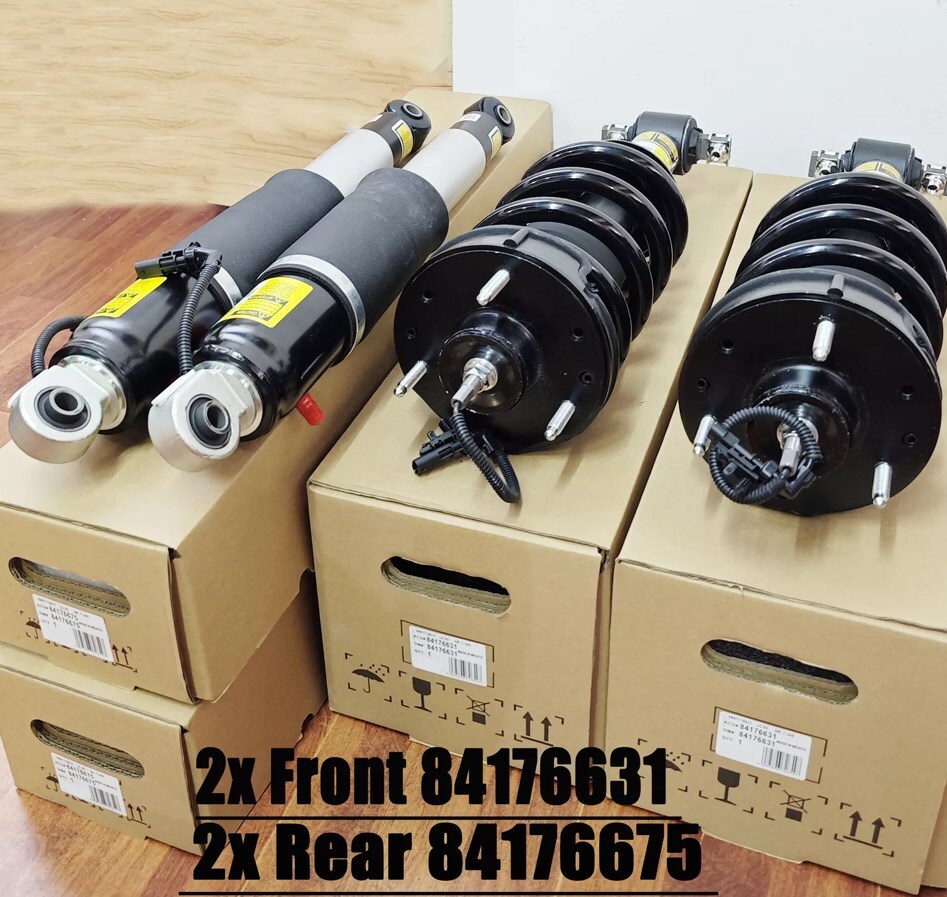 BWI Front Strut Assy+Rear Shock Absorber For 15-20 Escalade Suburban ...