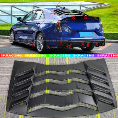 Scoop Louver Cover Trim For Cadillac CT4 20+ Rear Window Louver Cover ...
