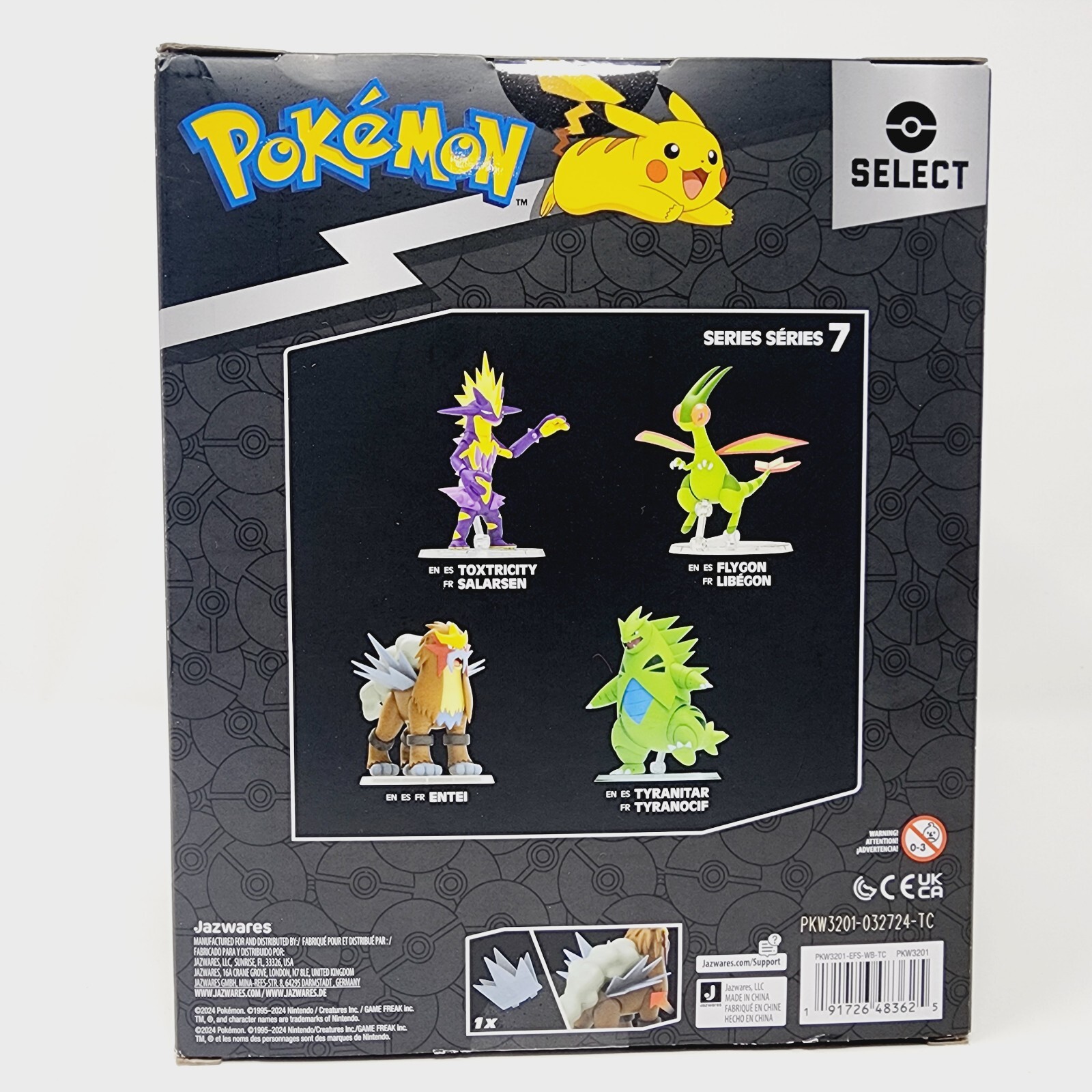 New & Sealed Pokémon Select Entei Trainer Team Series 7 Exclusive ...