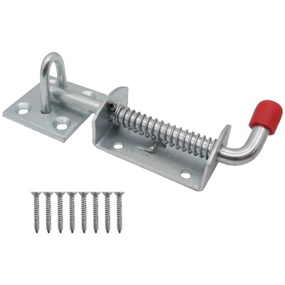 Spring Loaded Animal Bolt Heavy Duty - 6 & 9 Inch Bolt for Doors, Gates ...