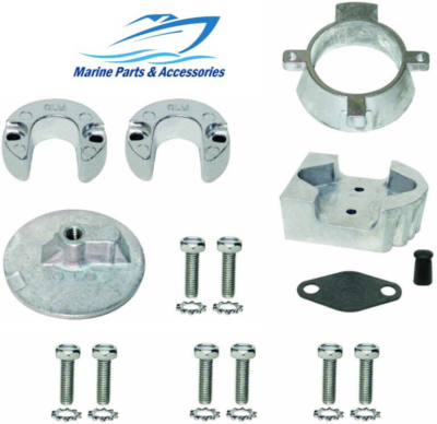 Aluminum Anode Kit FOR MerCruiser Alpha 1 Gen 2 zinc salt water ...