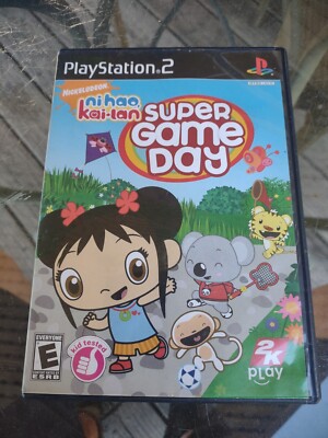 Ni Hao Kai-Lan Super Game Day (Sony PlayStation 2 PS2, 2009) Complete W ...