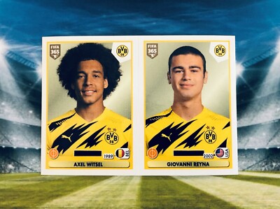 ⚽️Panini Fifa 365 2020 2021 Axel Witsel / Giovanni Reyna Rc Rookie ...
