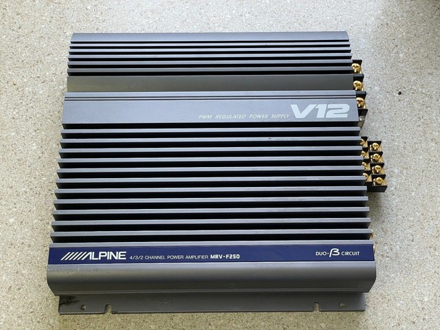 Alpine V12 Four Channel Power Amplifier - Mrv-f250 for sale online | eBay