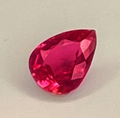 No Heat Ruby Unheated Ruby Pink Red Ruby Pear Cut Loose Natural Rubies ...