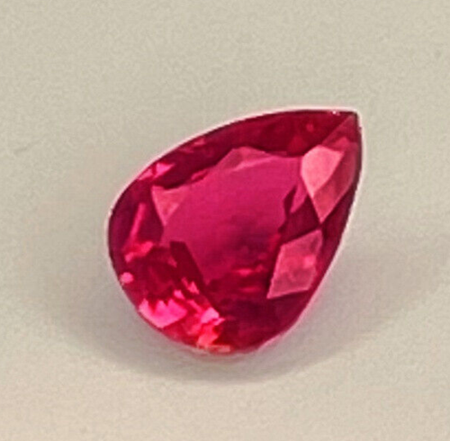 No Heat Ruby Unheated Ruby Pink Red Ruby Pear Cut Loose Natural Rubies ...