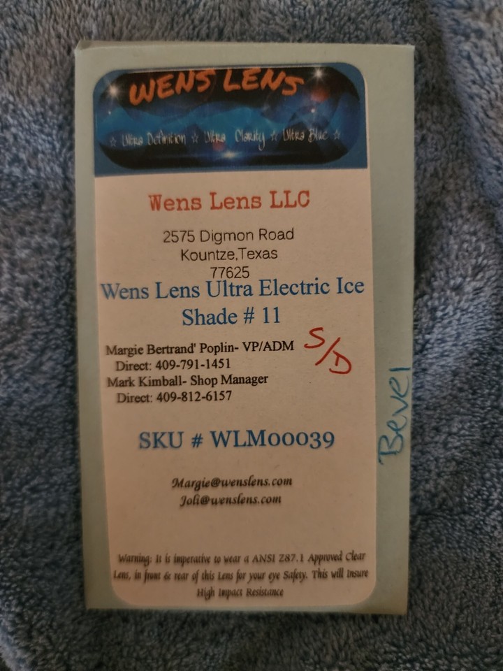 Wens lens original, azure, and electric ice scratch and dent product | eBay