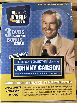 The Tonight Show: The Ultimate Collection Johnny Carson 3 DVD Set NEW ...