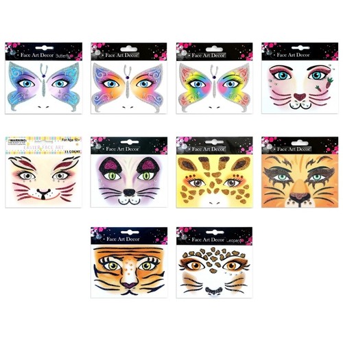 Crystals Face Stickers Face Body Temporary Makeup Festival Makeup Art ...