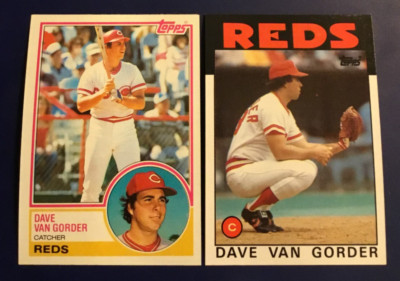 1983 & 1986 Topps #143 #322 Dave Van Gorder Lot 2 Cincinnati Reds | eBay