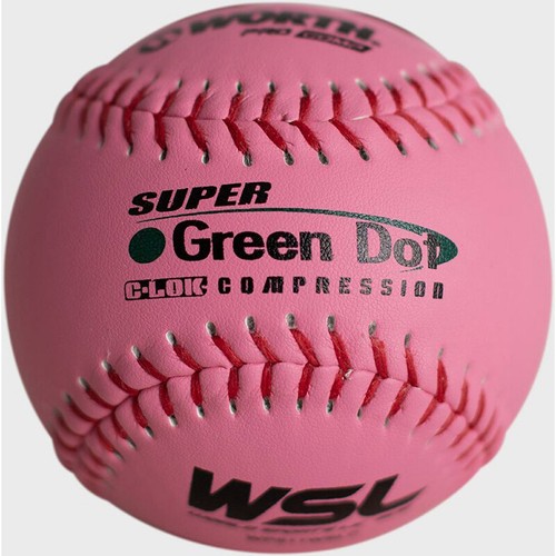 Worth Pink Pro Comp Super Gold Dot 11" Slowpitch WSL Softballs DZ ...