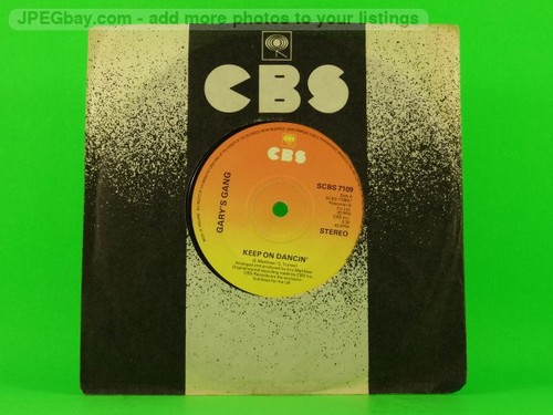 GARY'S GANG KEEP ON DANCIN' (company sleeve) (2) (137) 7" CBS | eBay UK