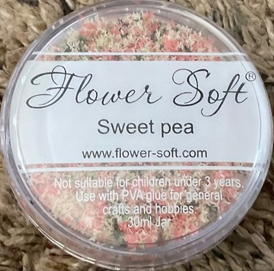 NEW Flower Soft SWEET PEA Powder Embellishment Cardmaking Crafts ...