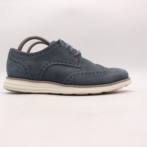 Cole Haan Lunargrand Waterproof Wingtip Dress Men's Size 7.5 W Suede ...