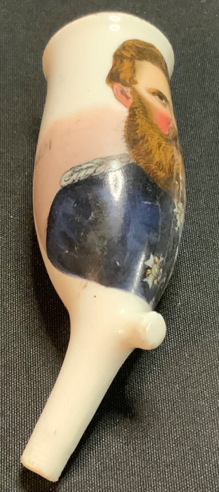 WW1 Imperial German army smoking pipe bowl portrait of Frederick ...