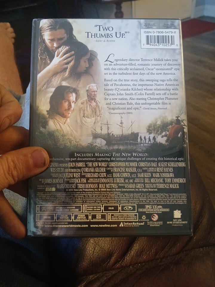 The New World - DVD - Colin Farrell, Christian Bale BRAND NEW | eBay