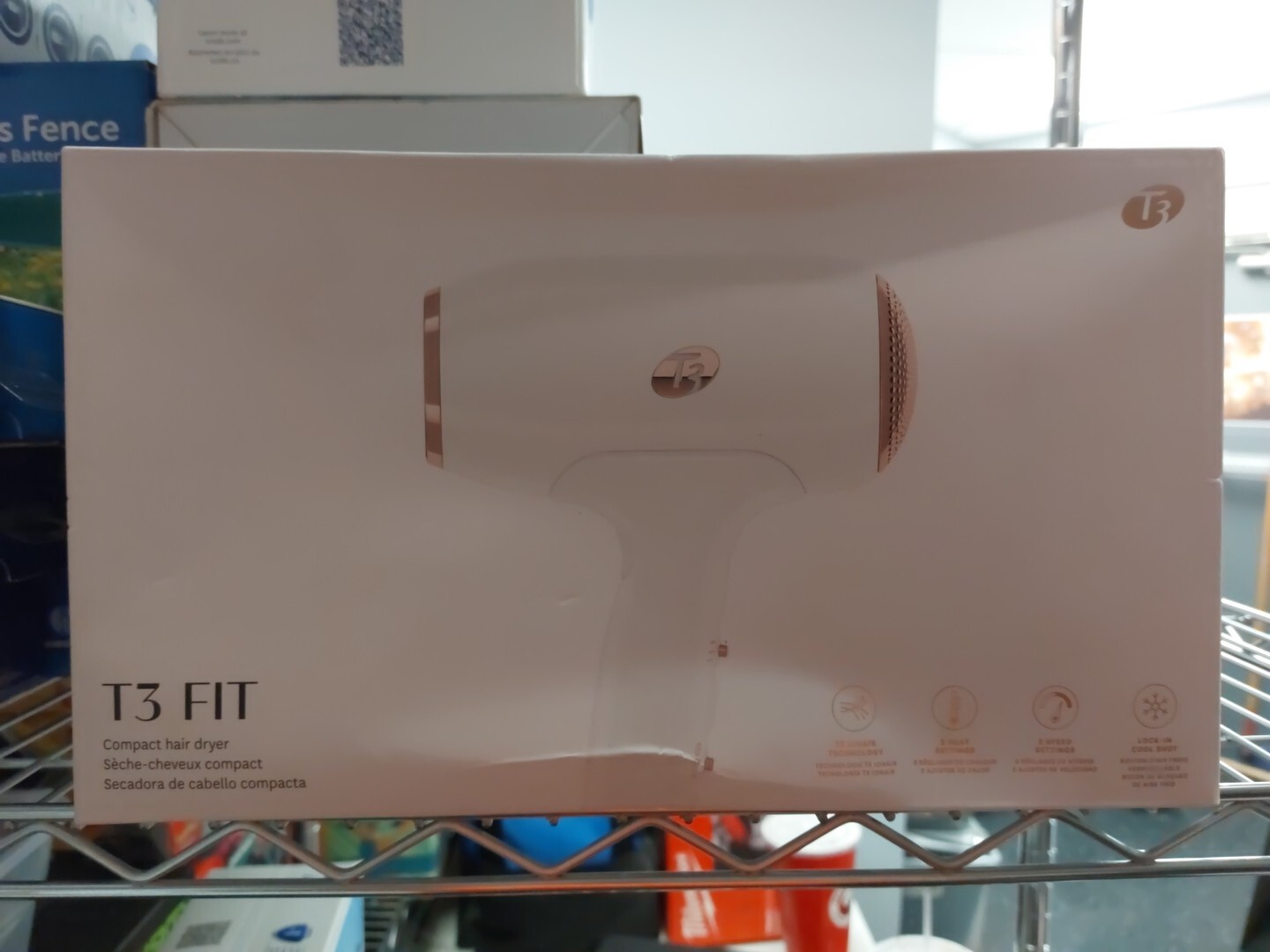 T3 Micro T3 Fit Ionic Compact Hair Dryer with IonAir Technology NEW Box ...