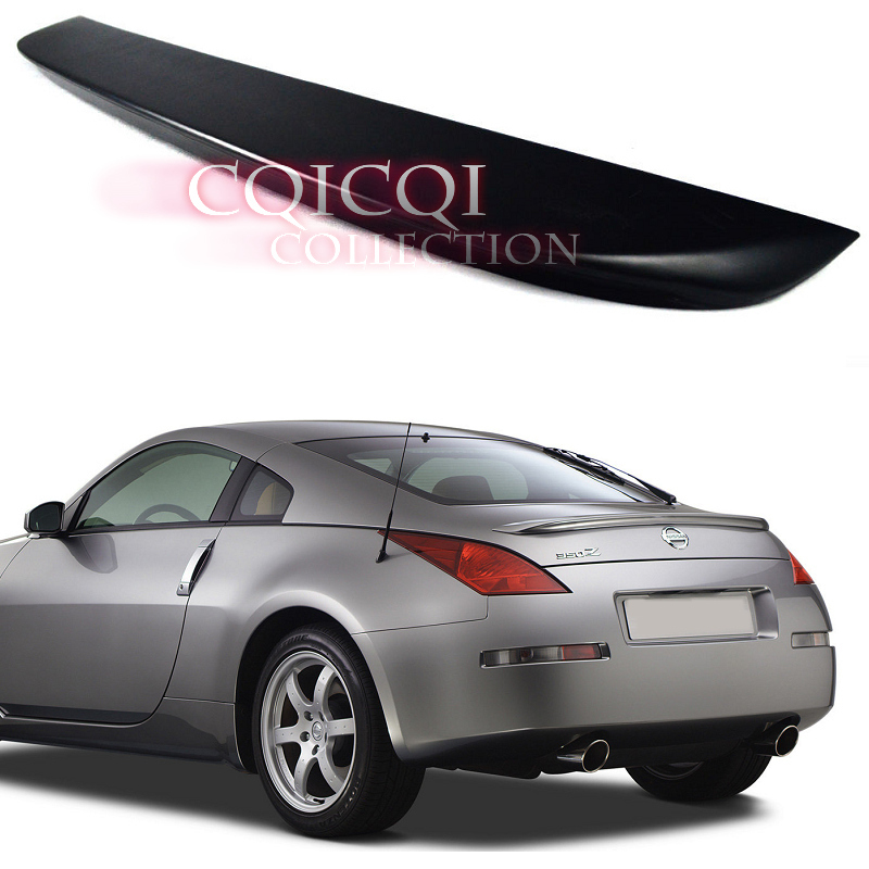 Painted OEM type trunk spoiler in color: KY0 silver for Nissan 03~08 ...
