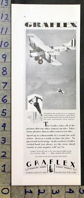 1929 AVIATION SKY DIVING SPORT AIRPLANE GRAFLEX CAMERA AERIAL ROCHESTER ...