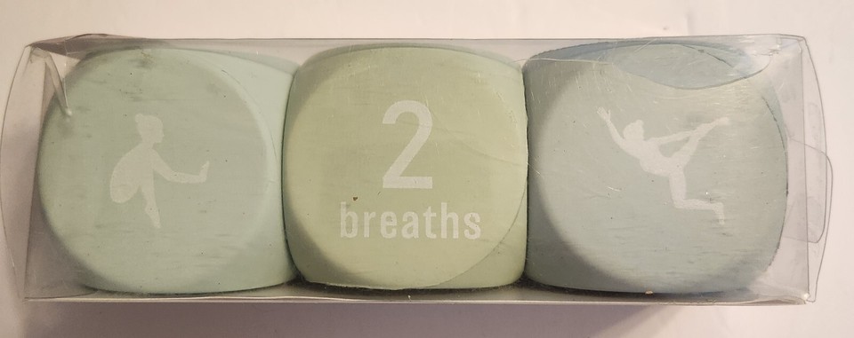 NEW Yoga Excercise Foam Dice 3 Piece Set Lightweight & Portable ...