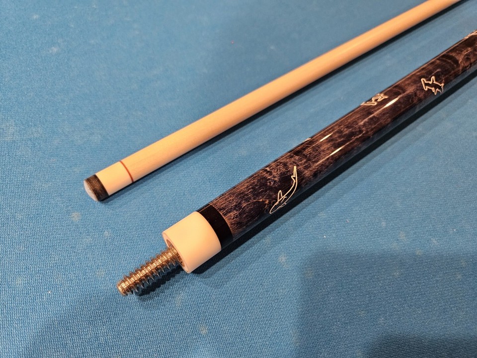 McDermott "Shark Cue" GS11 C2 Pool Cue w Upgarde Shaft G-Core 12.25mm ...