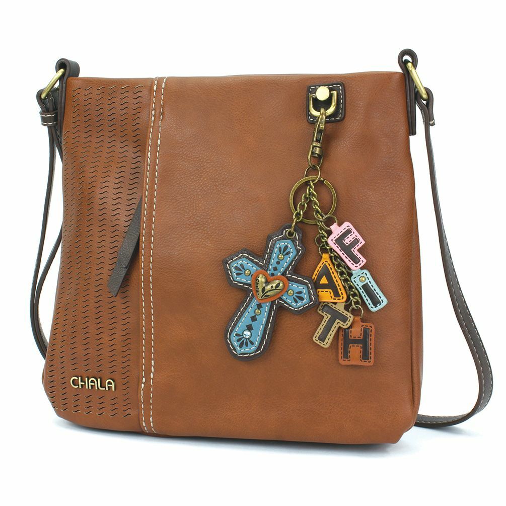 Chala LaserCut Crossbody Charms CROSS+FAITH NWT | eBay