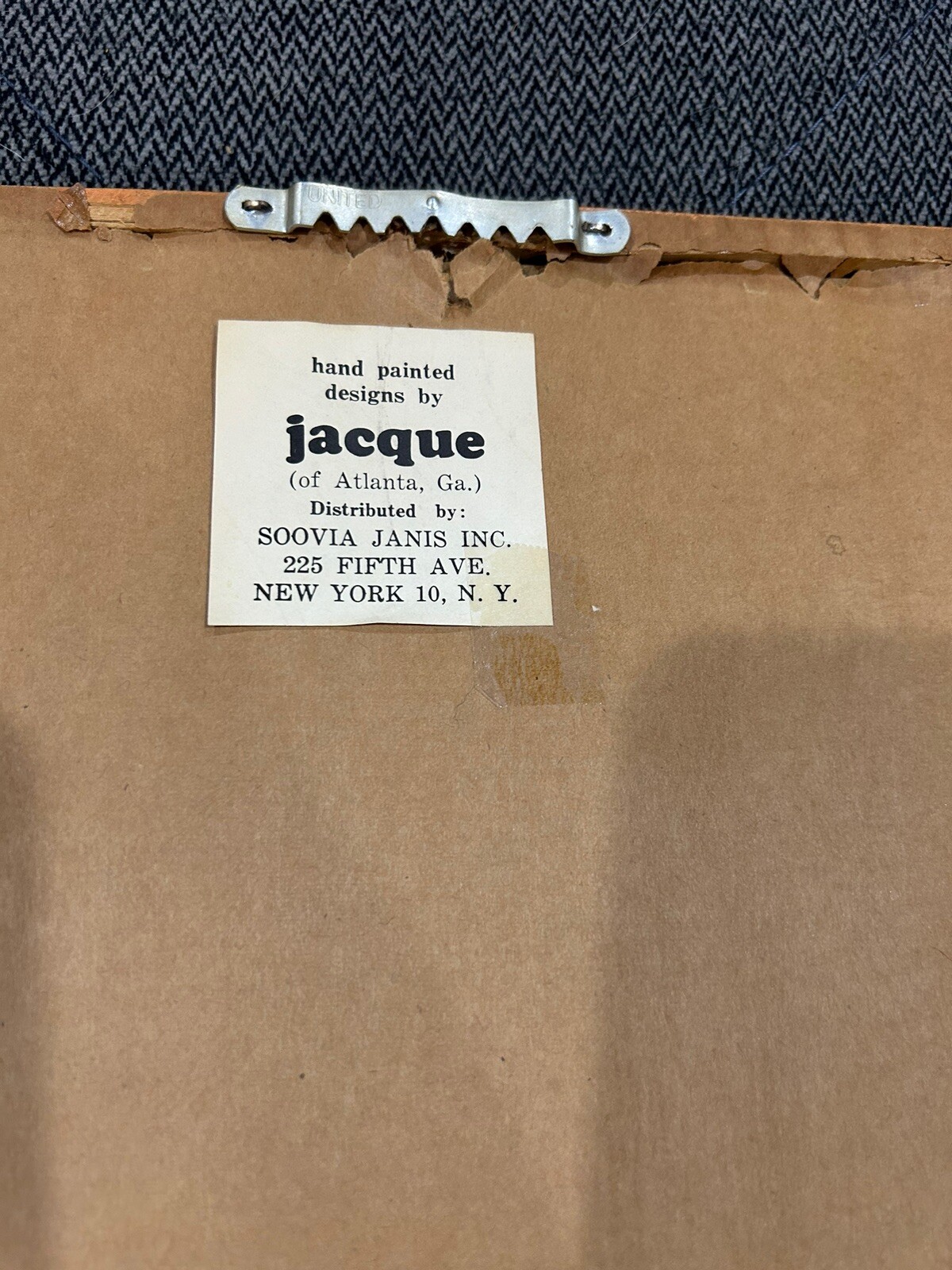 VTG 70’s Soovia Janis Spicy Stuff Recipe Wall Art Decor Signed JACQUE ...