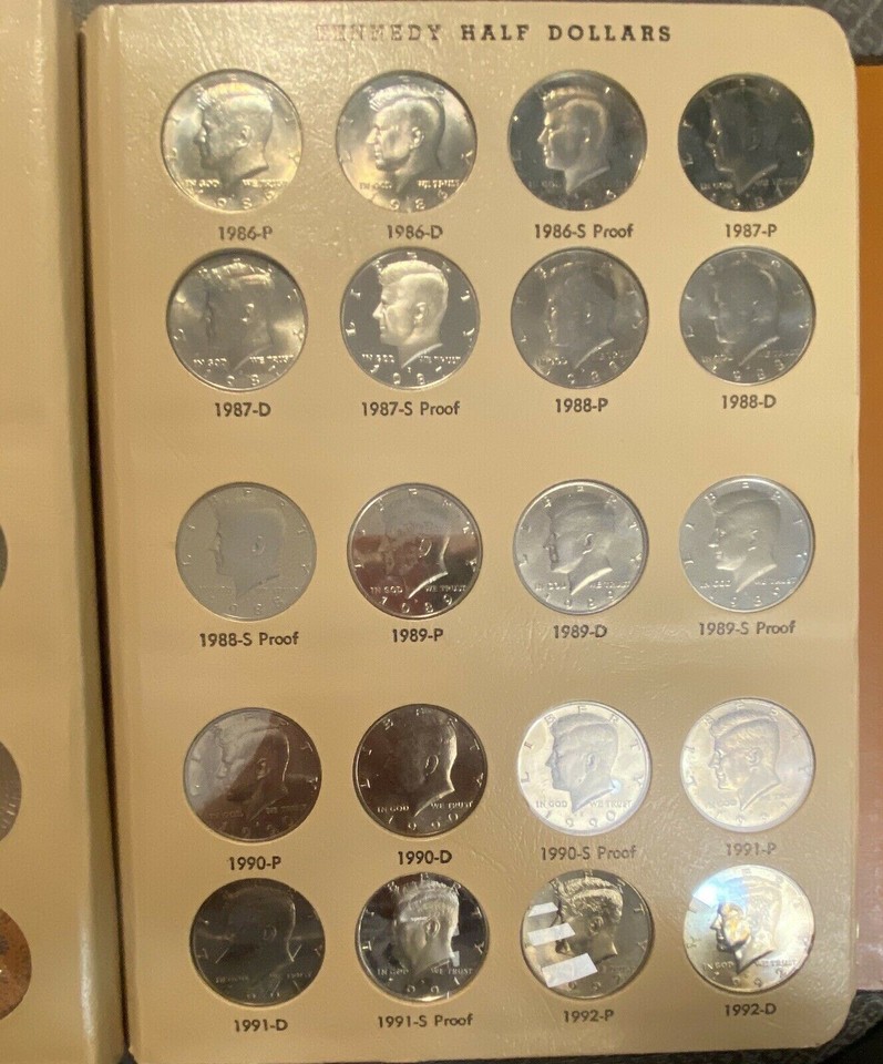*MAGNIFICENT BU KENNEDY HALF DOLLAR COLLECTION 1964-2025P&D! 48 PROOFS ...