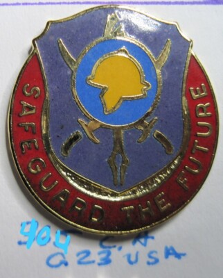 Army crest DUI DI CB clutchback 404th CIVIL AFFAIRS BATTALION CA bn g23 ...