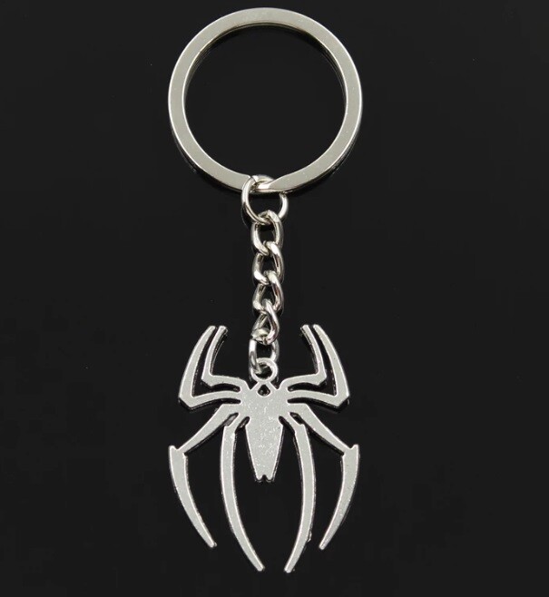 Spider Keyring keychain Silver Metal Key Ring Chain Tarantula Scorpion ...