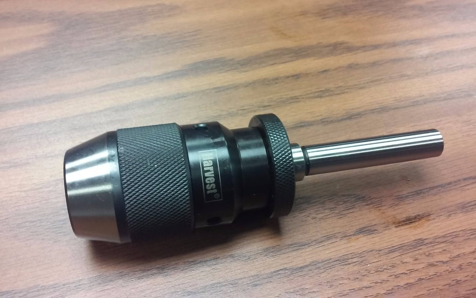 CME/HARVEST 3/8" KEYLESS heavy duty DRILL CHUCK w. 1/2" straight Arbor ...