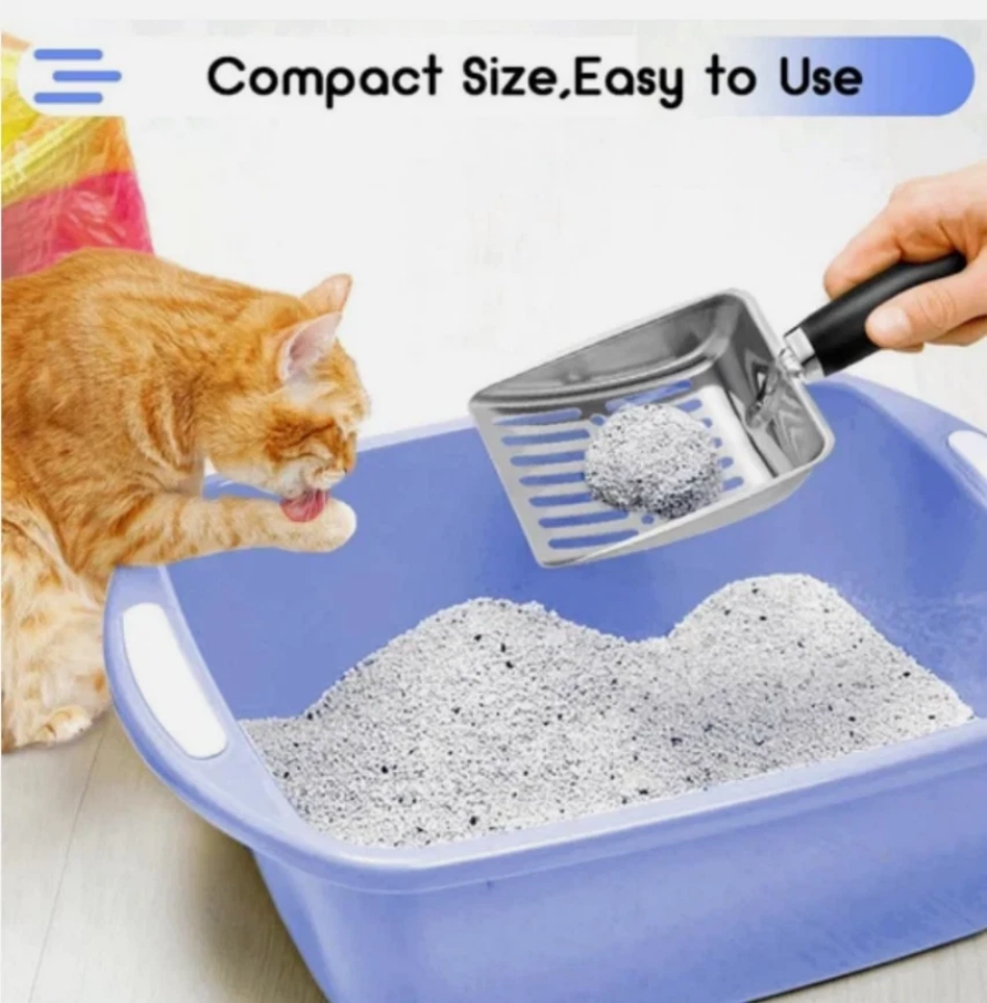 Stainless Steel Cat Litter Scoop,Metal Cat Litter Scoop,Kitty Metal Scooper +*// | eBay