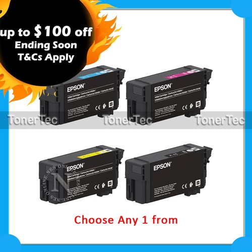 Any 1x Epson Genuine UltraChrome XD2 HY BK/C/M/Y Ink Cartridge ->T3160 ...