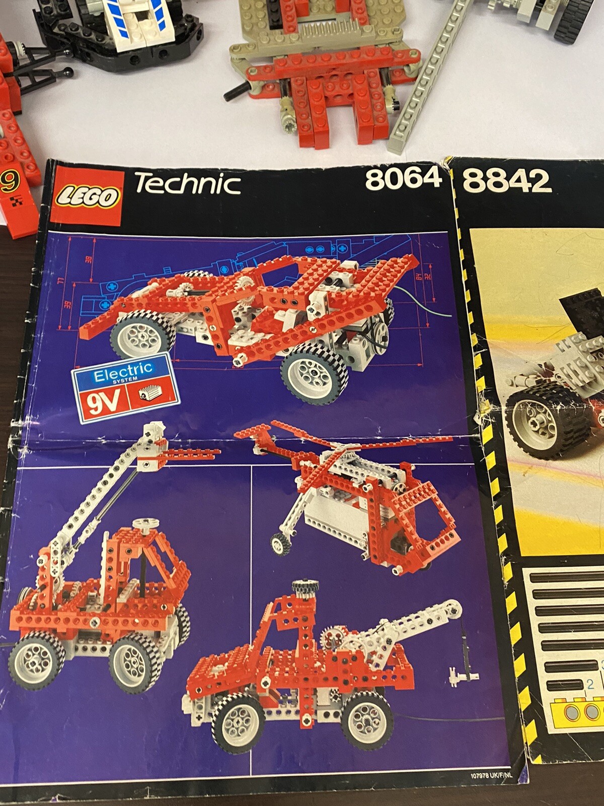 Lego 8840 8064 8842 8412 8824 Technic Sets Parts Spares With ...