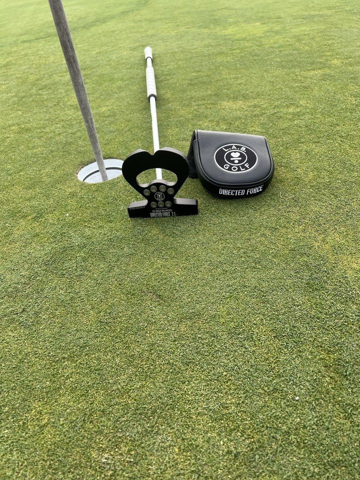 Lab Broomstick Putter DF 2.1 46" Length, 79.5" Lie Rare Headcover Mint ...