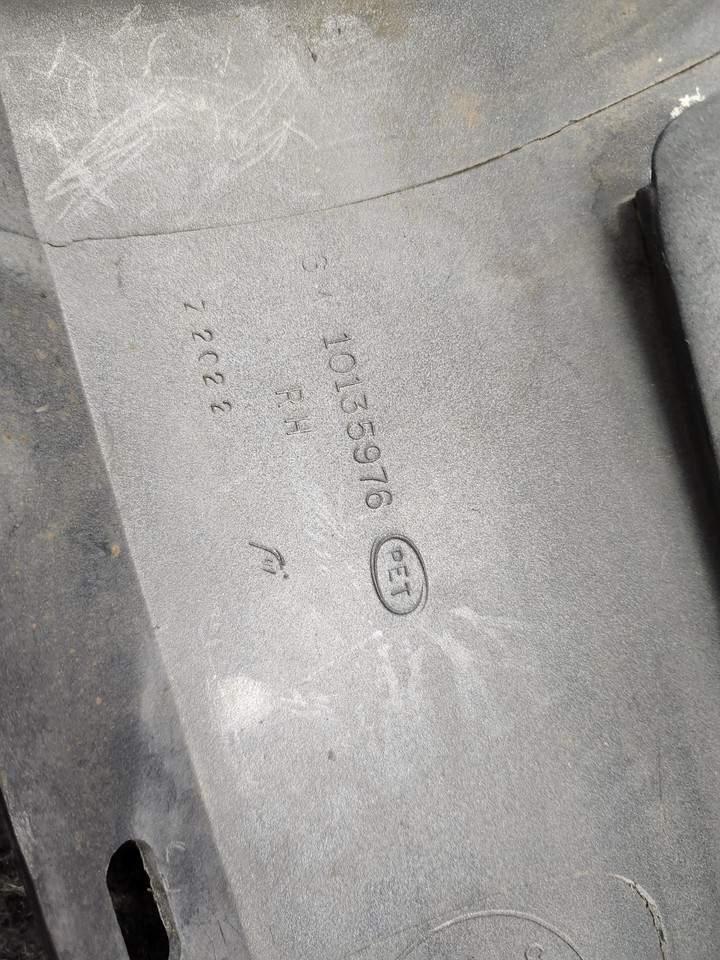 91-94 C4 Corvette RIGHT Front Fender Panel Side Cover Passenger Side ...