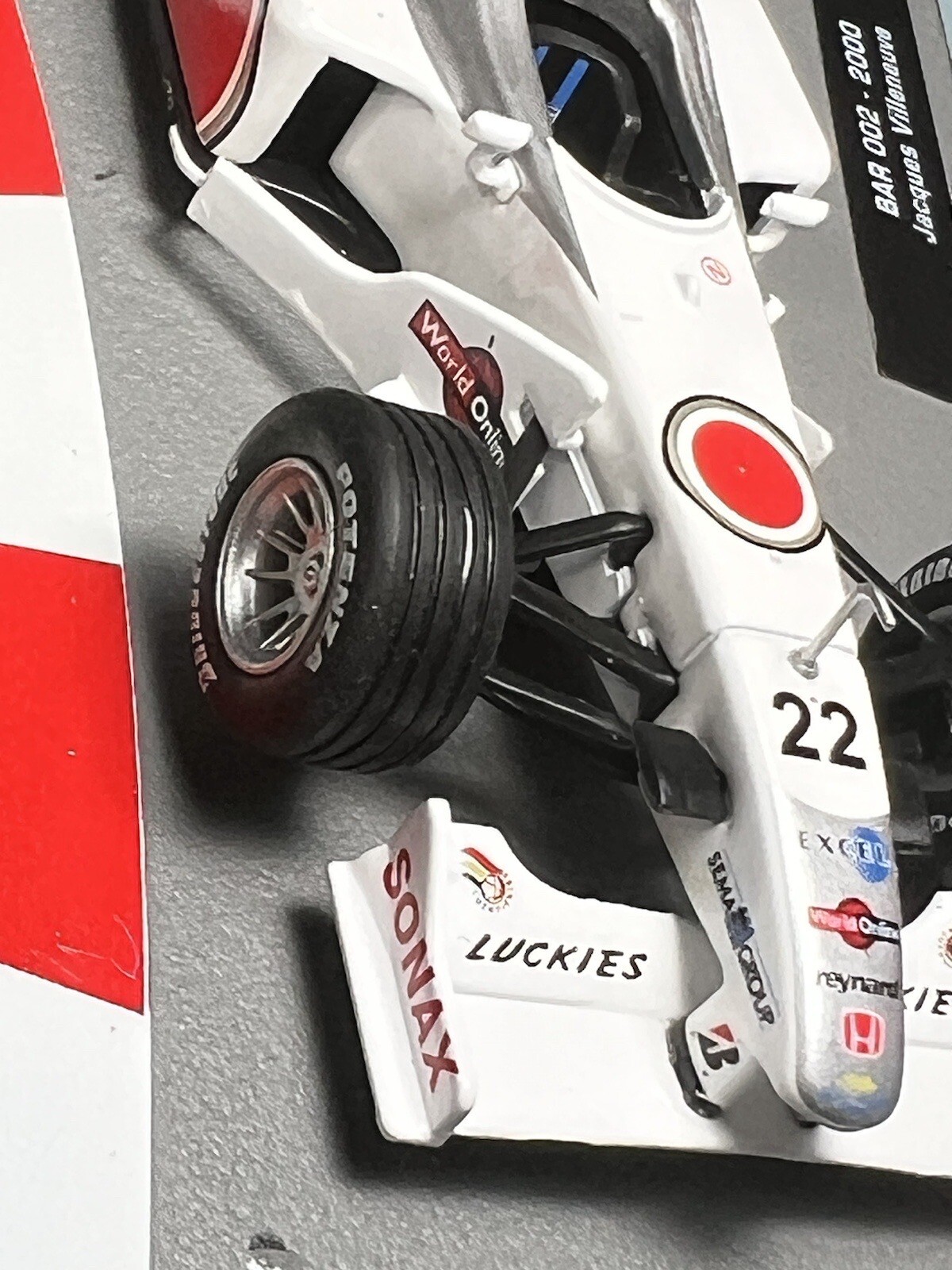 ixo 1:43 F1 Cars BAR 002 2000 Jacques Villeneuve Diecast Car Metal Toy ...