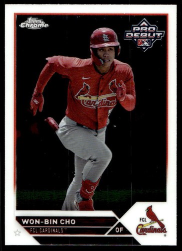 2023 Topps Pro Debut Chrome PDC192 Won-Bin Cho FCL Cardinals | eBay