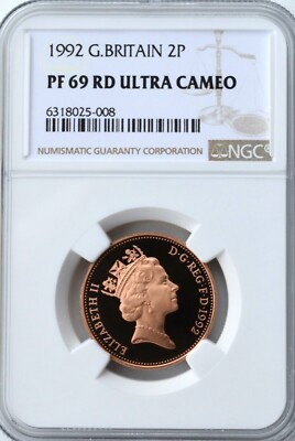 1992 2p Two Pence NGC PF69 RD Proof Great Britain | eBay Australia