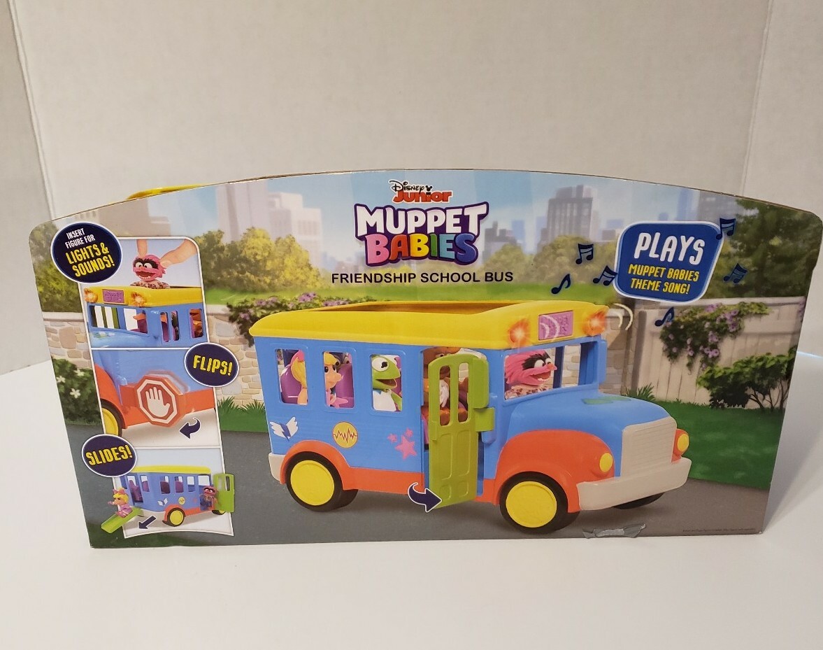 Disney Muppet Babies Friendship School Bus Lights & Sounds Age 3 for ...