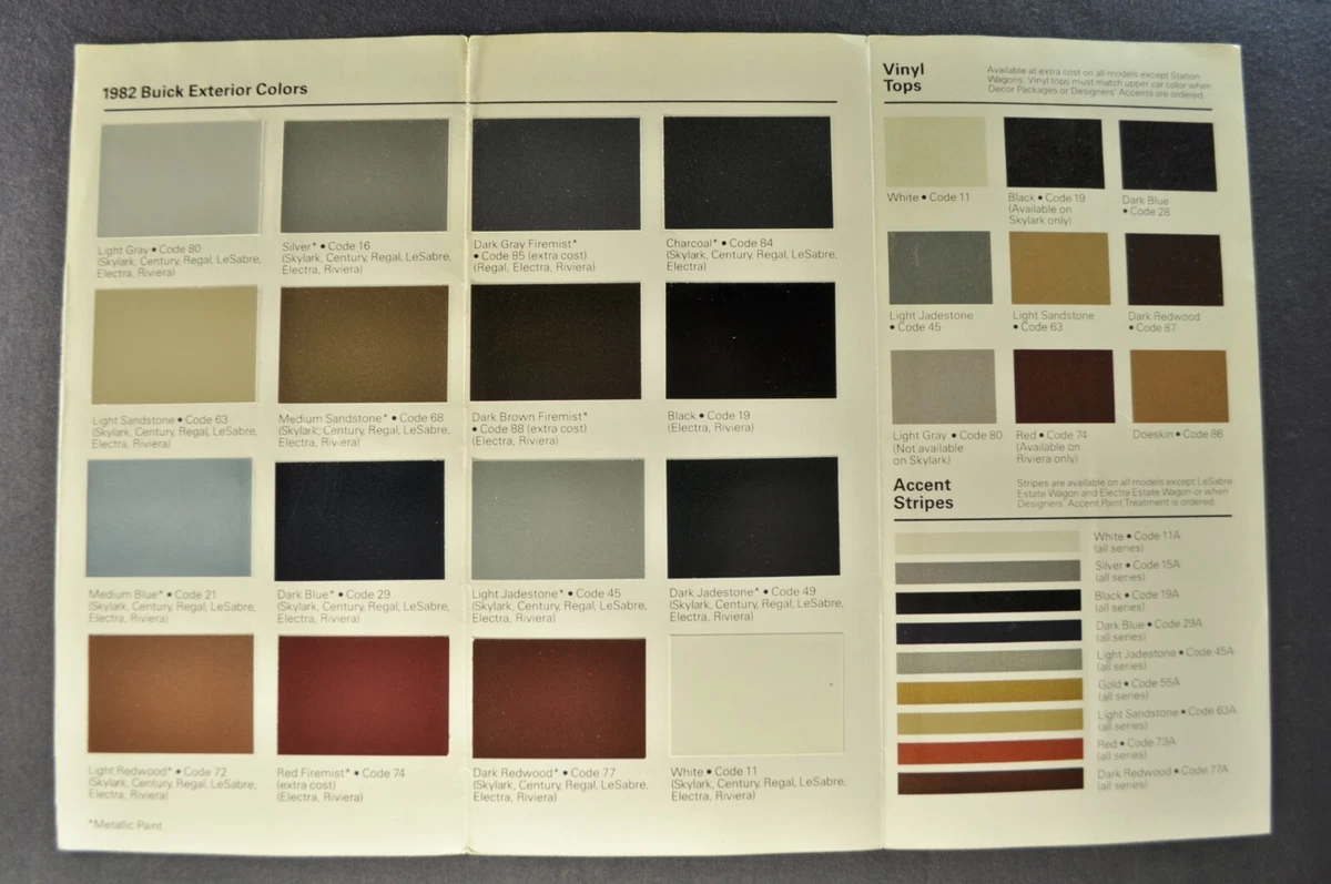 Buick Regal Interior Colors
