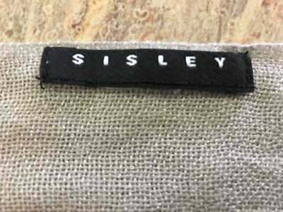 Sisley Silver Scarf with Fringes & Silver Glitter Flecks | eBay Australia