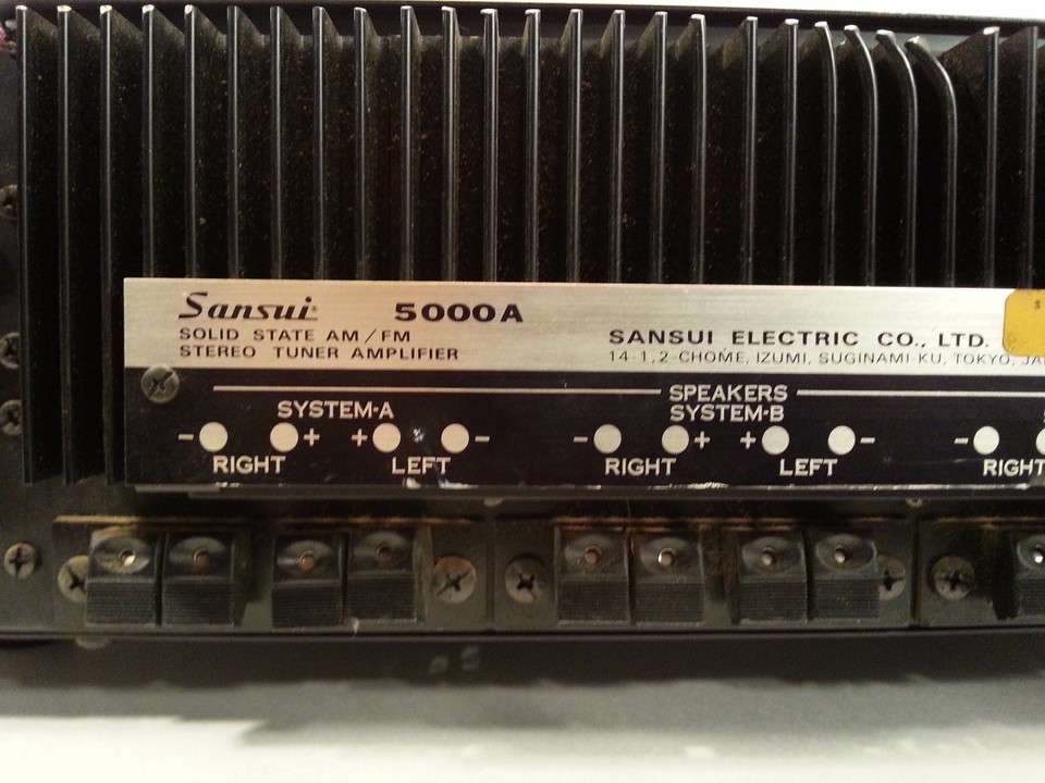 Vintage Sansui 5000A Stereo Receiver with Schematic | eBay