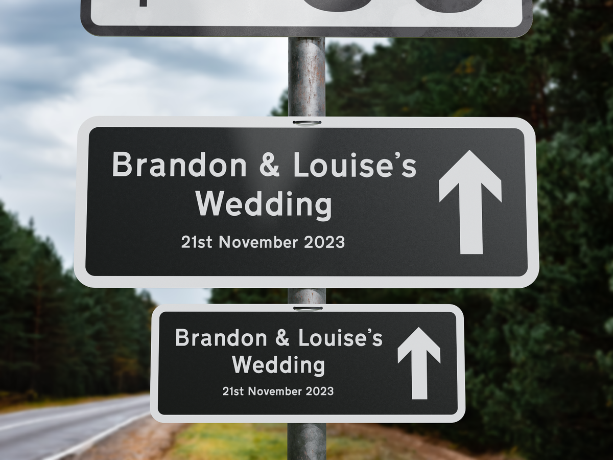 Wedding Direction Arrows
