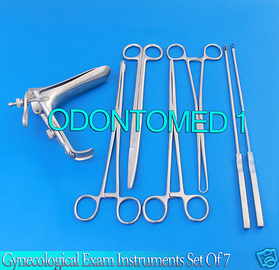 Gynecological Exam Instrument Set Of 7 Surgical Obstetrical DS-889 | eBay